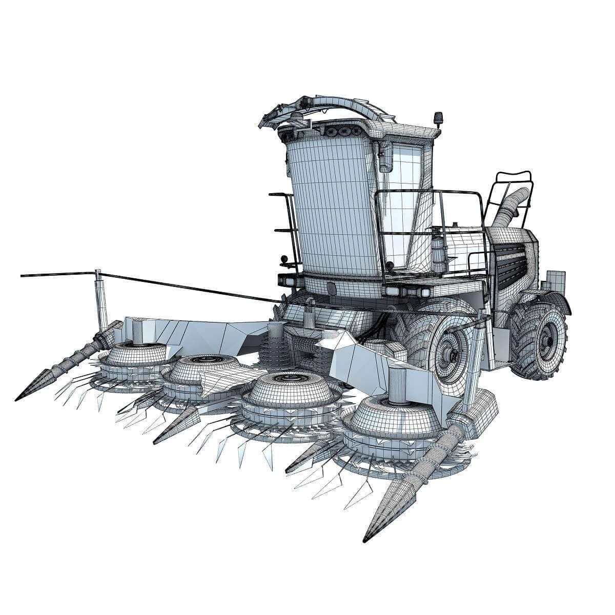Forage Harvester - 3D Model by 3D Horse