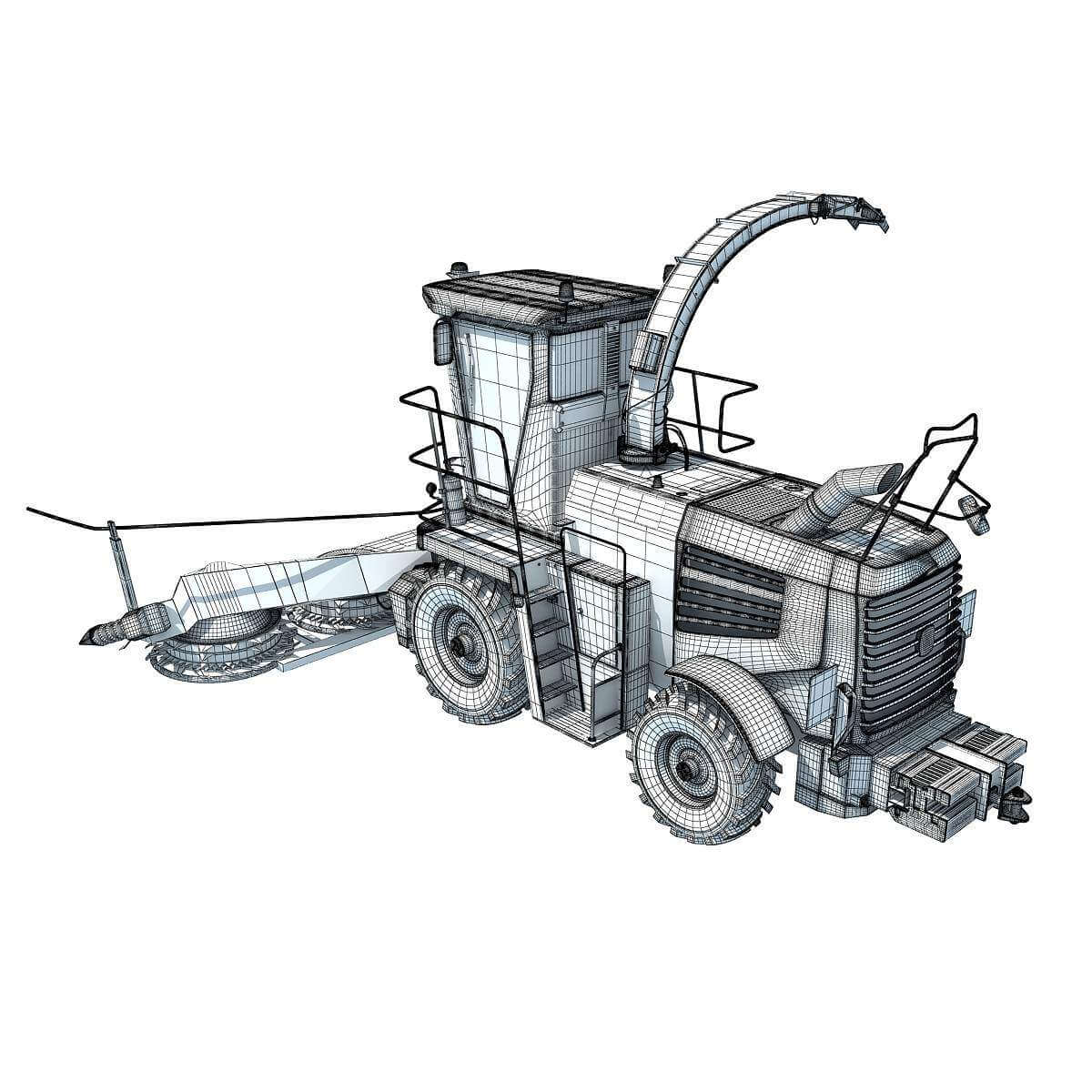 Forage Harvester - 3D Model by 3D Horse