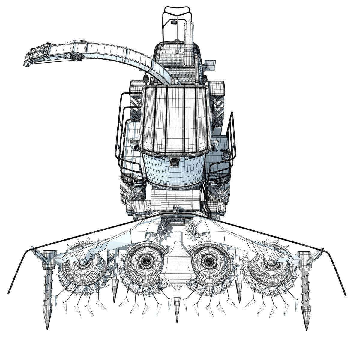 Forage Harvester - 3D Model by 3D Horse