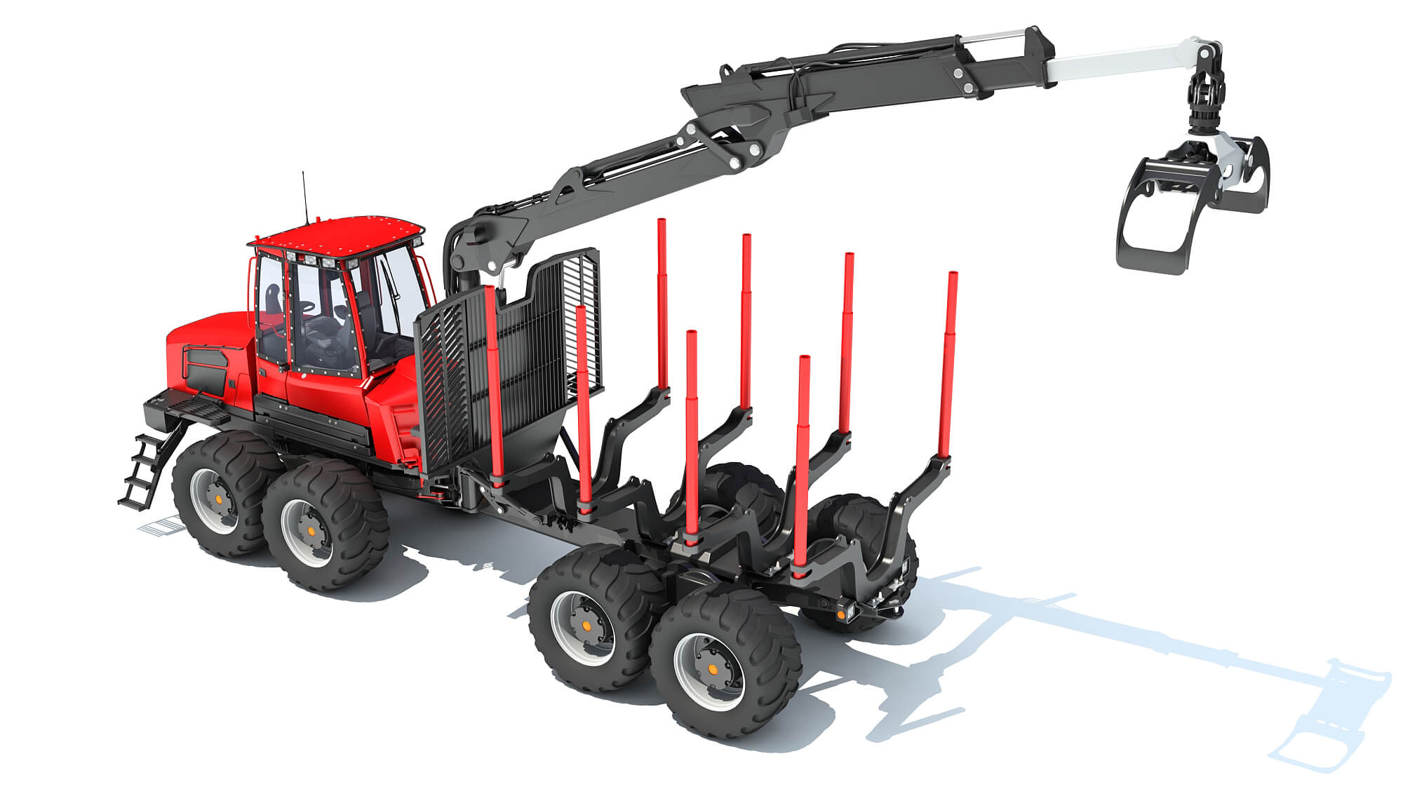Forestry Forwarder - 3D Model by 3D Horse