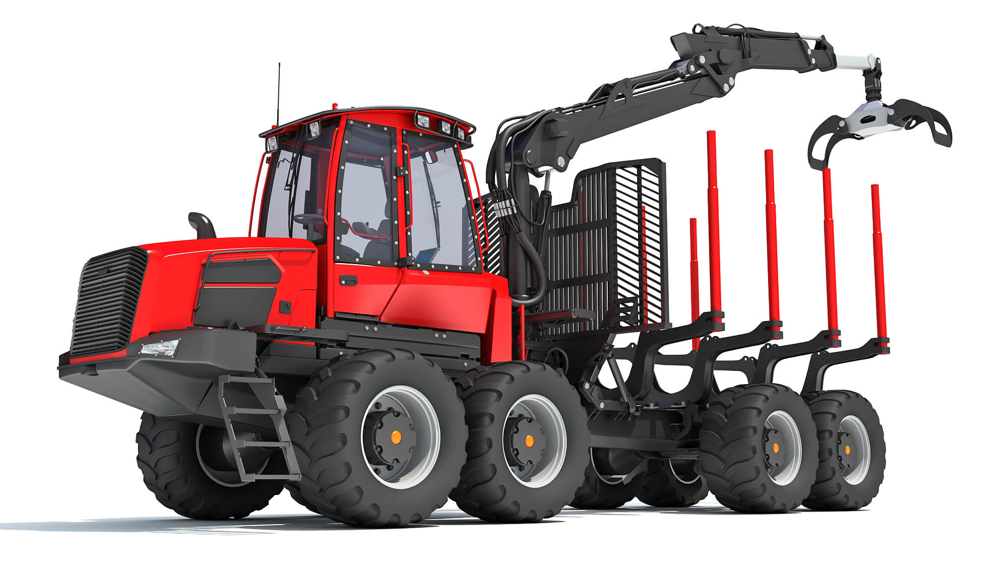 Forestry Forwarder - 3D Model by 3D Horse
