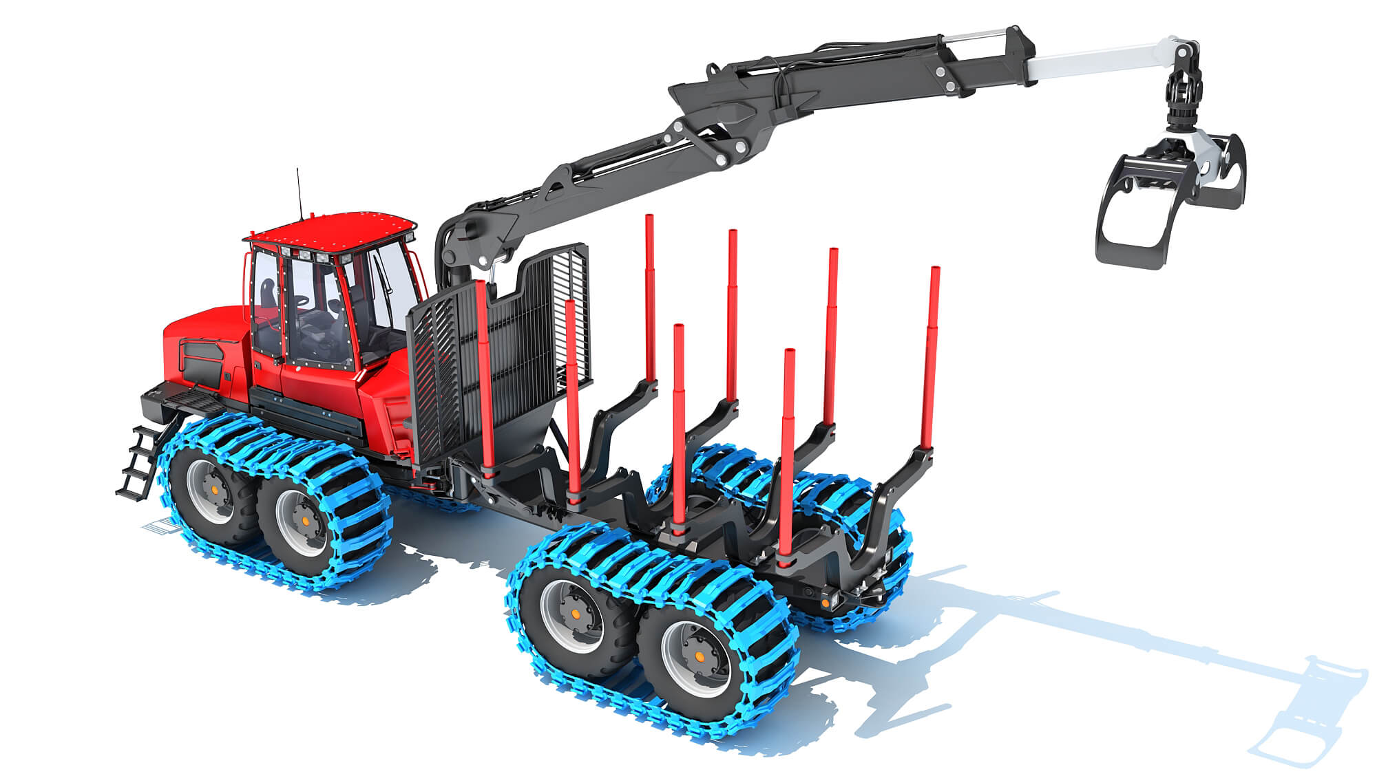Forestry Forwarder - 3D Model by 3D Horse