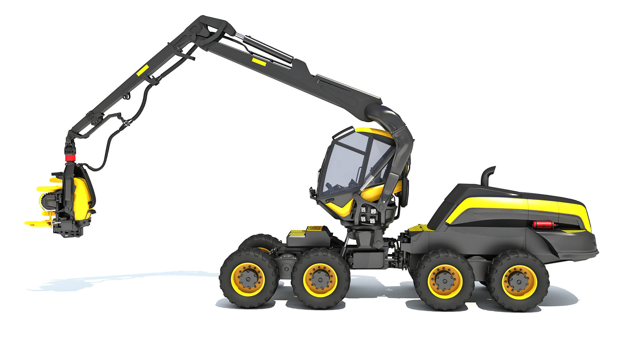 Forestry Harvester - 3D Model by 3D Horse