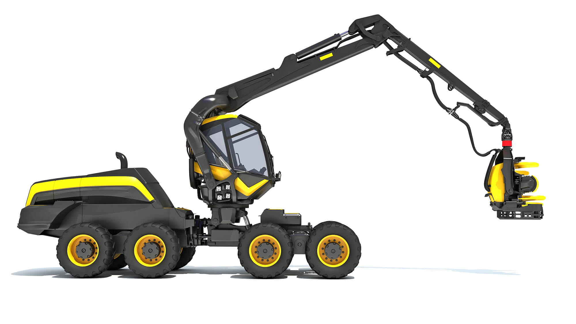 Forestry Harvester - 3D Model by 3D Horse