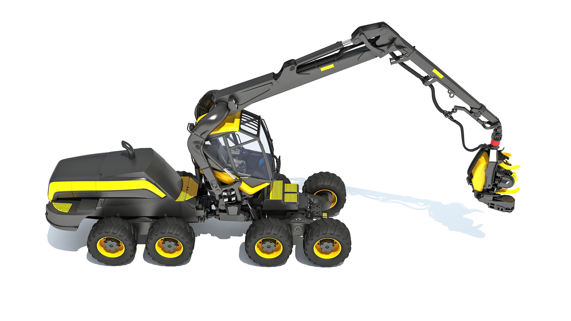 Forestry Harvester - 3D Model by 3D Horse
