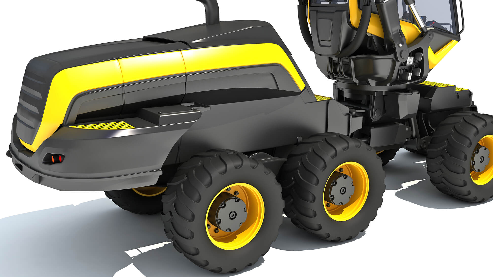 Forestry Harvester - 3D Model by 3D Horse