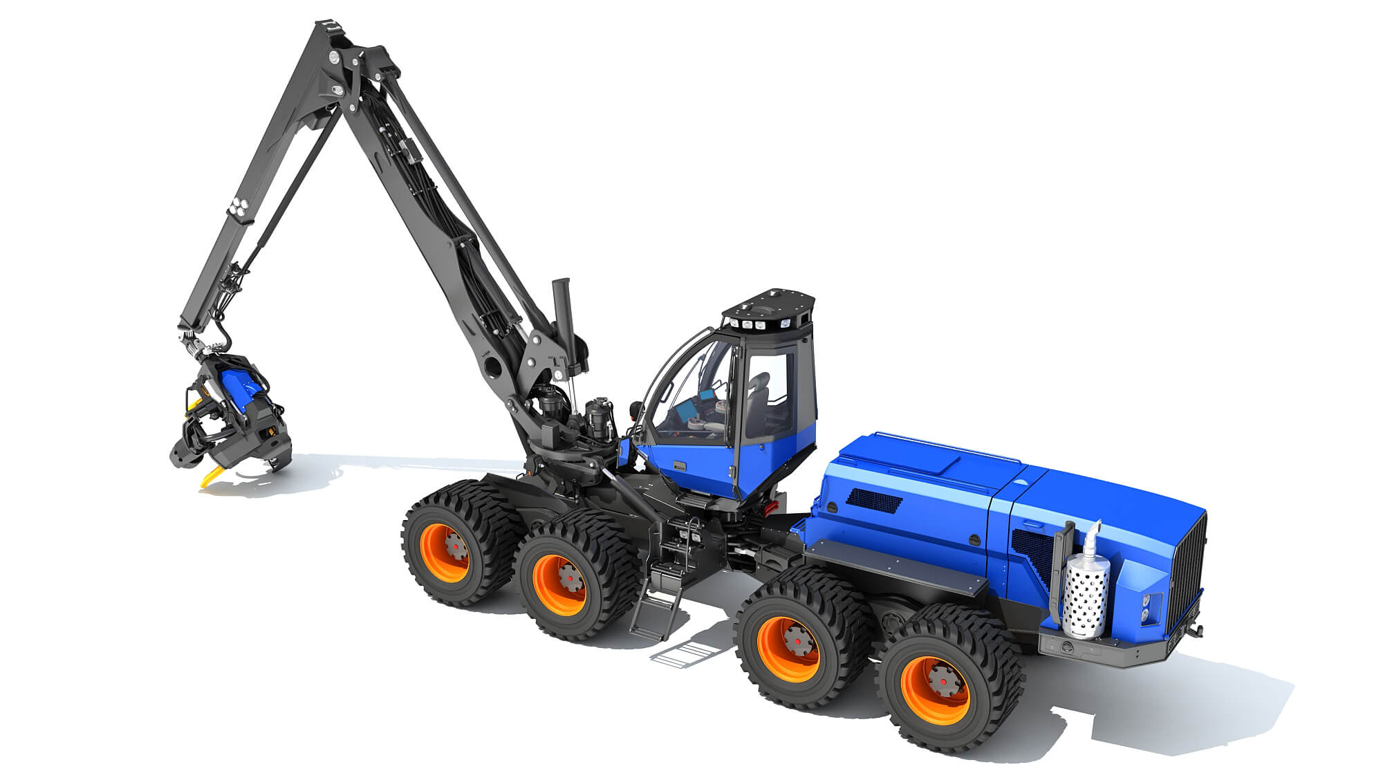 Forestry Harvester - 3D Model by 3D Horse