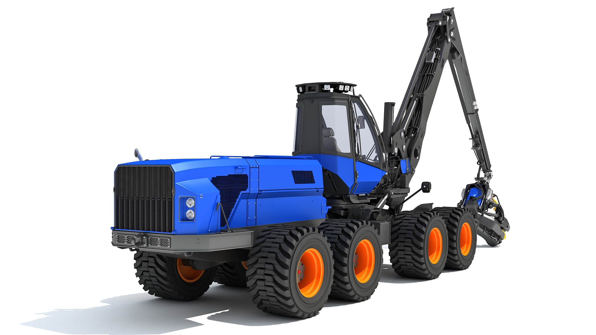 Forestry Harvester - 3D Model by 3D Horse