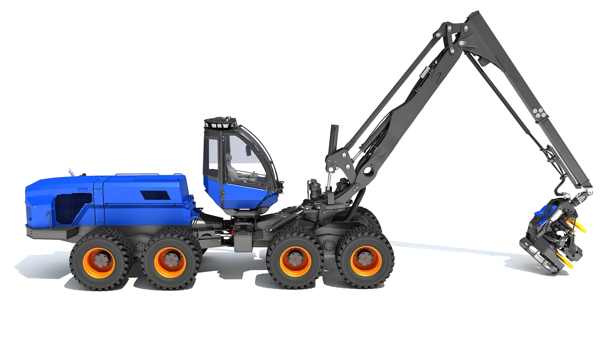 Forestry Harvester - 3D Model by 3D Horse