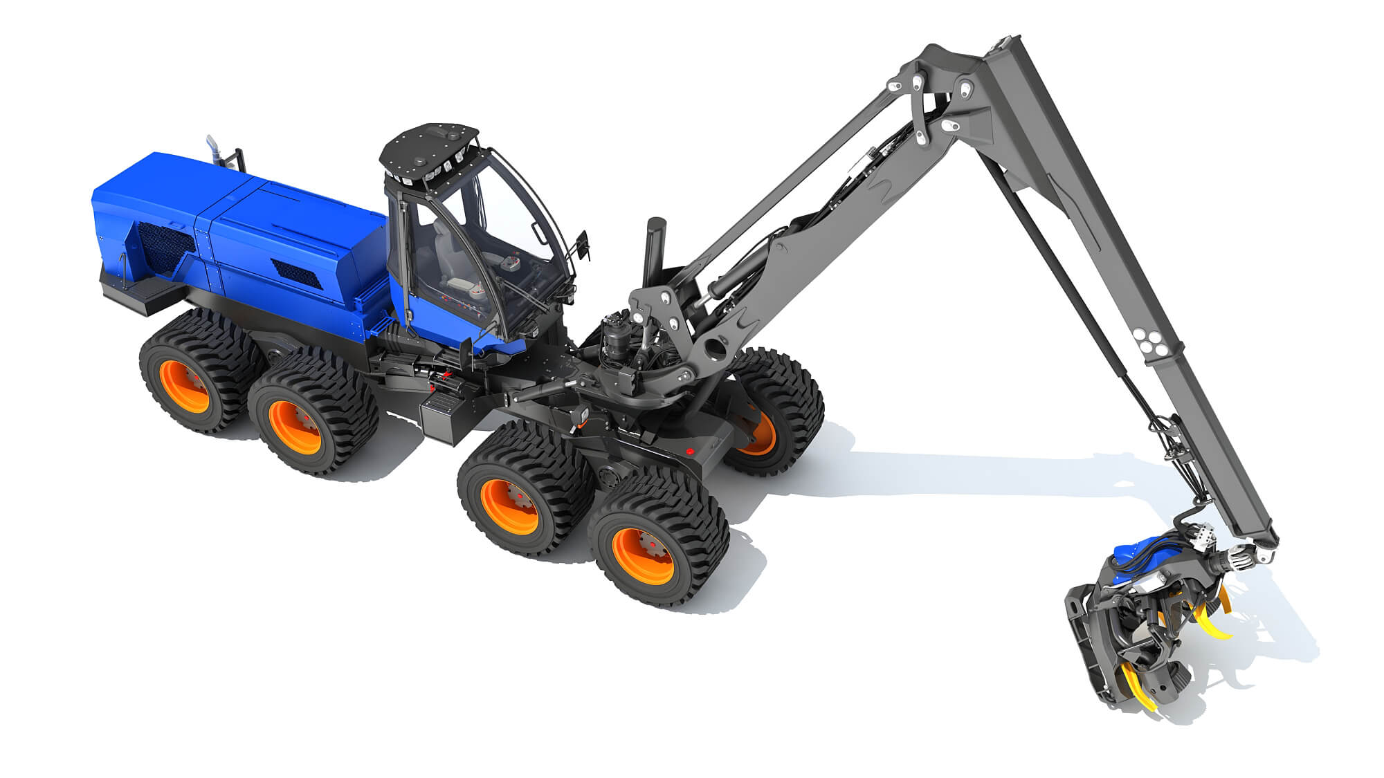 Forestry Harvester - 3D Model by 3D Horse