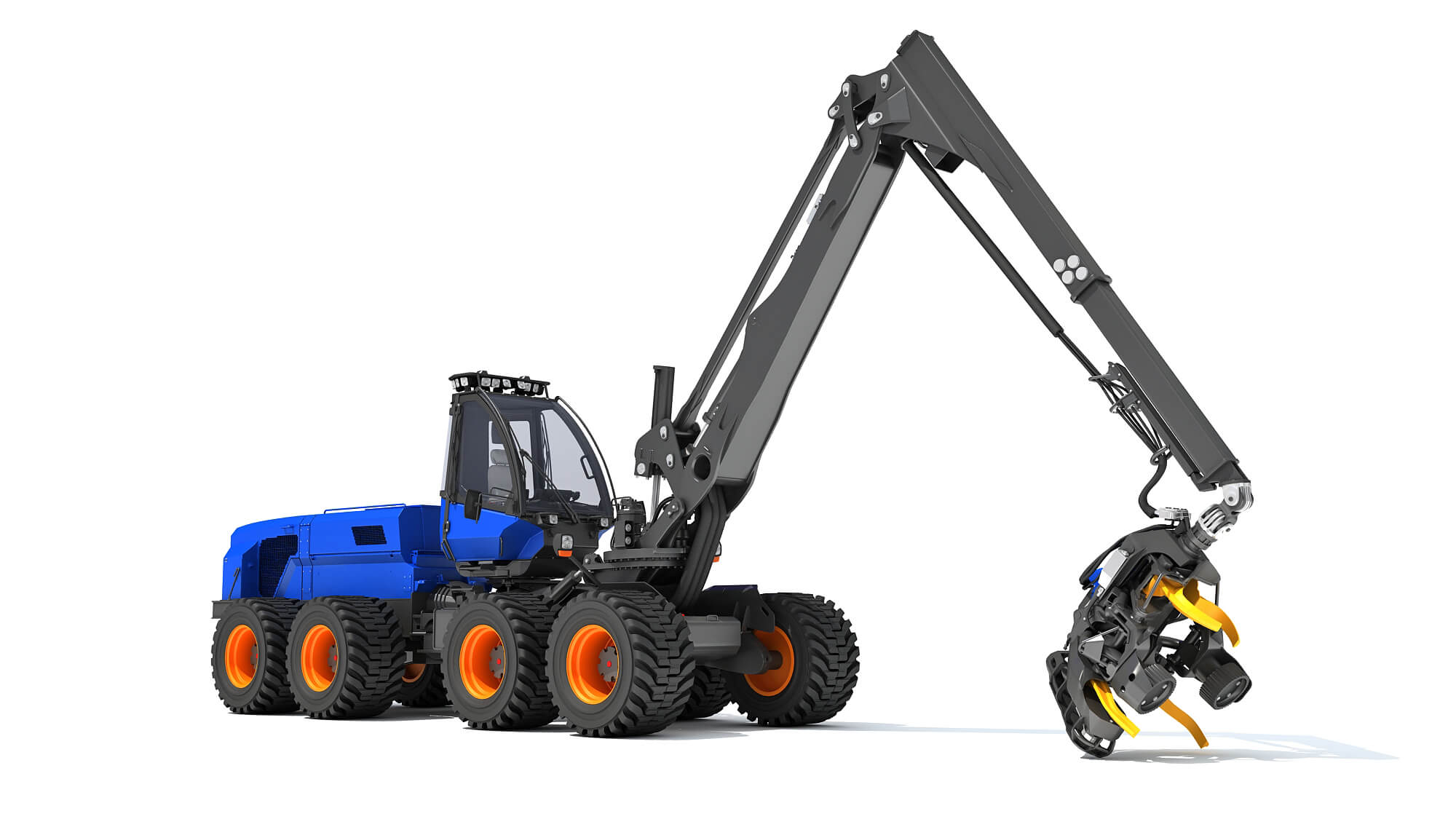 Forestry Harvester - 3D Model by 3D Horse