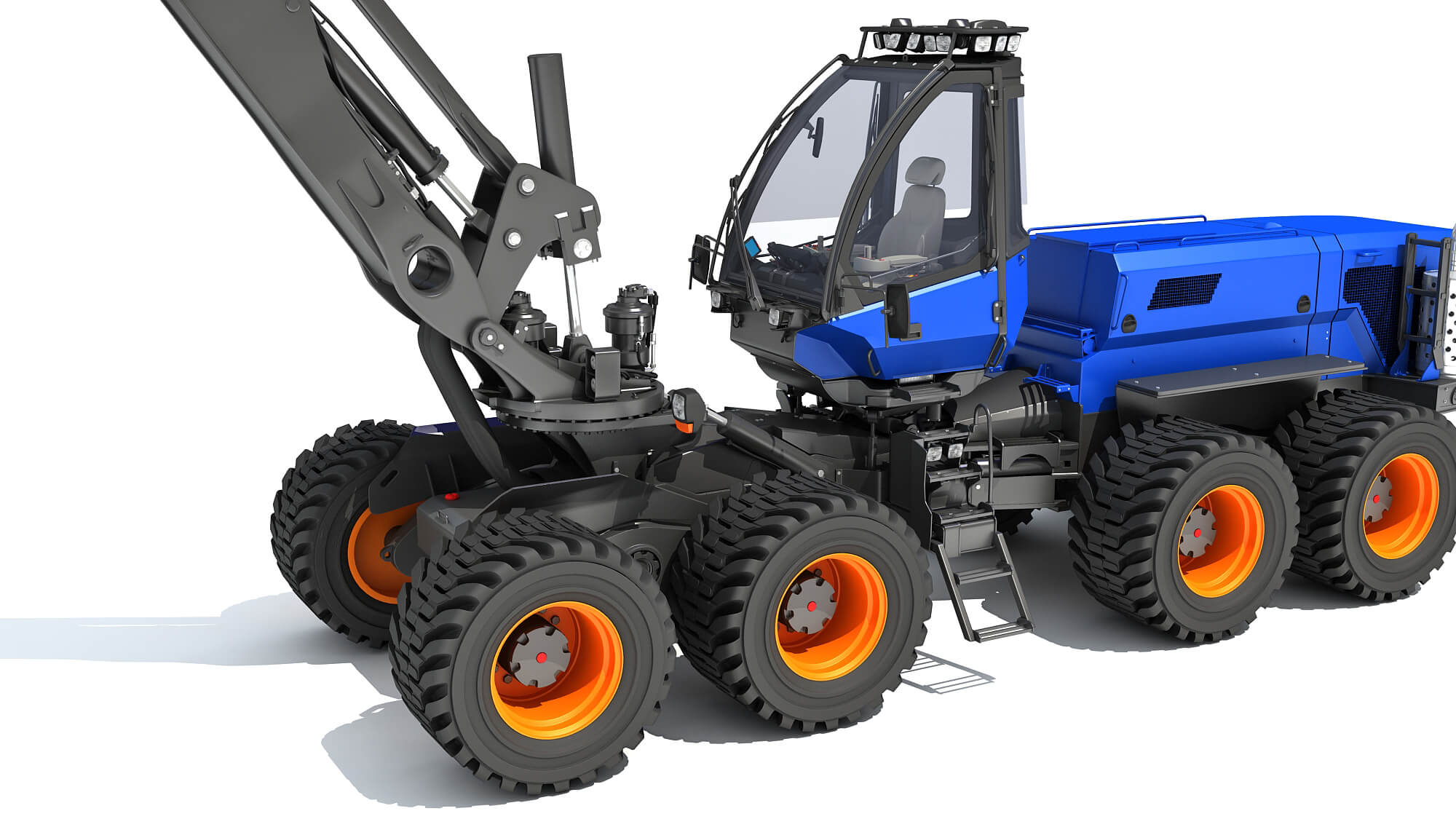 Forestry Harvester - 3D Model by 3D Horse