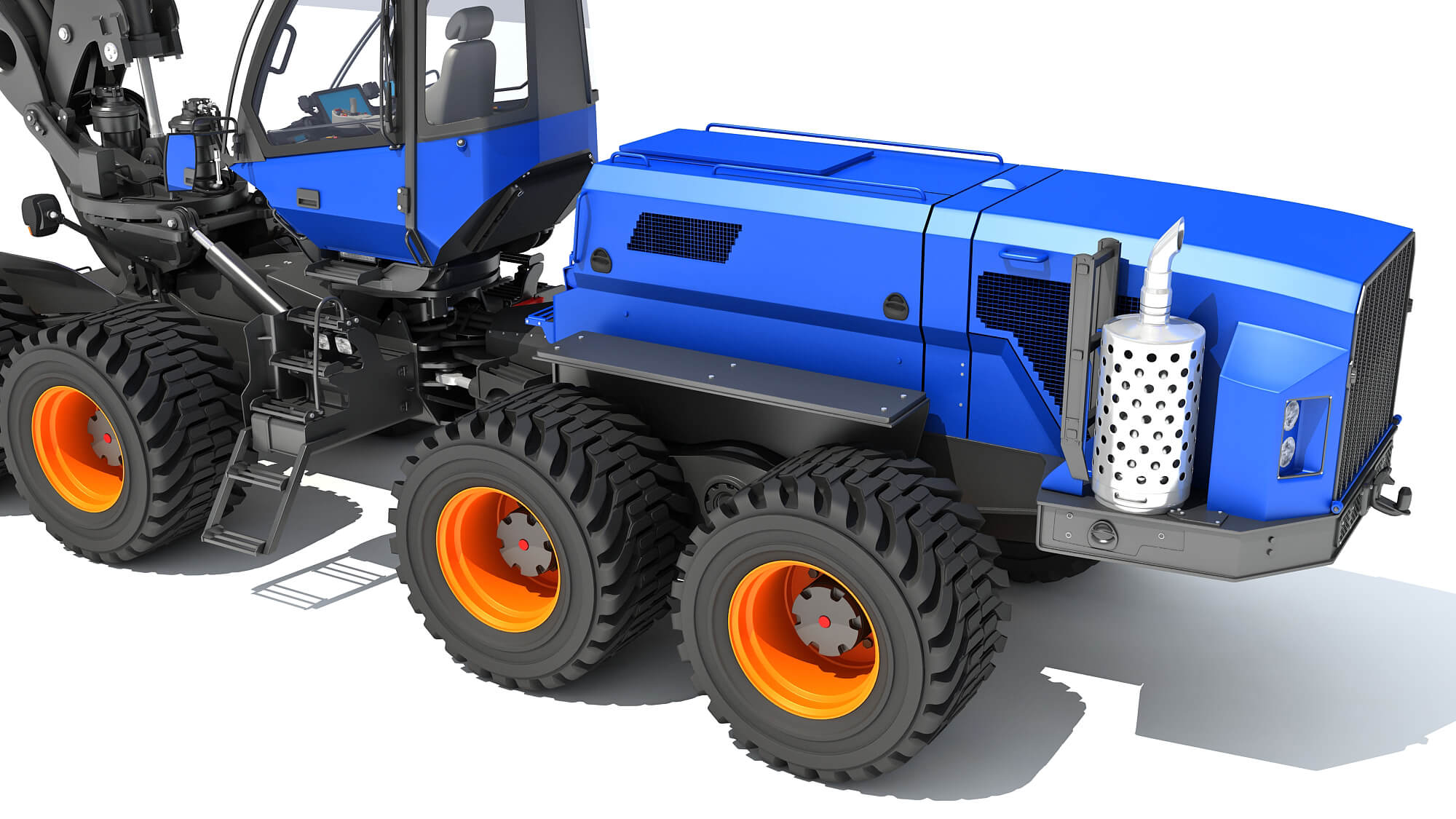 Forestry Harvester - 3D Model by 3D Horse