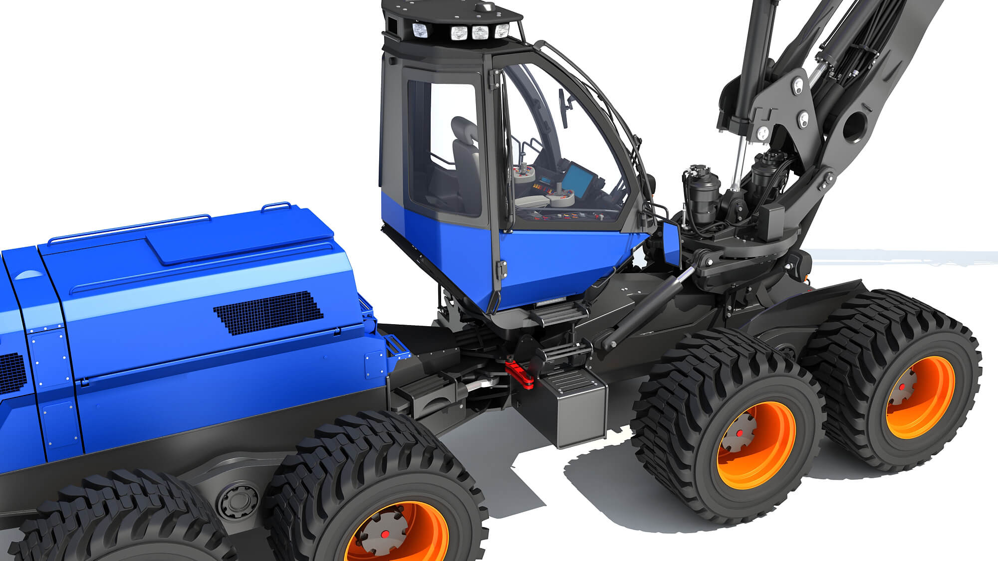 Forestry Harvester - 3D Model by 3D Horse