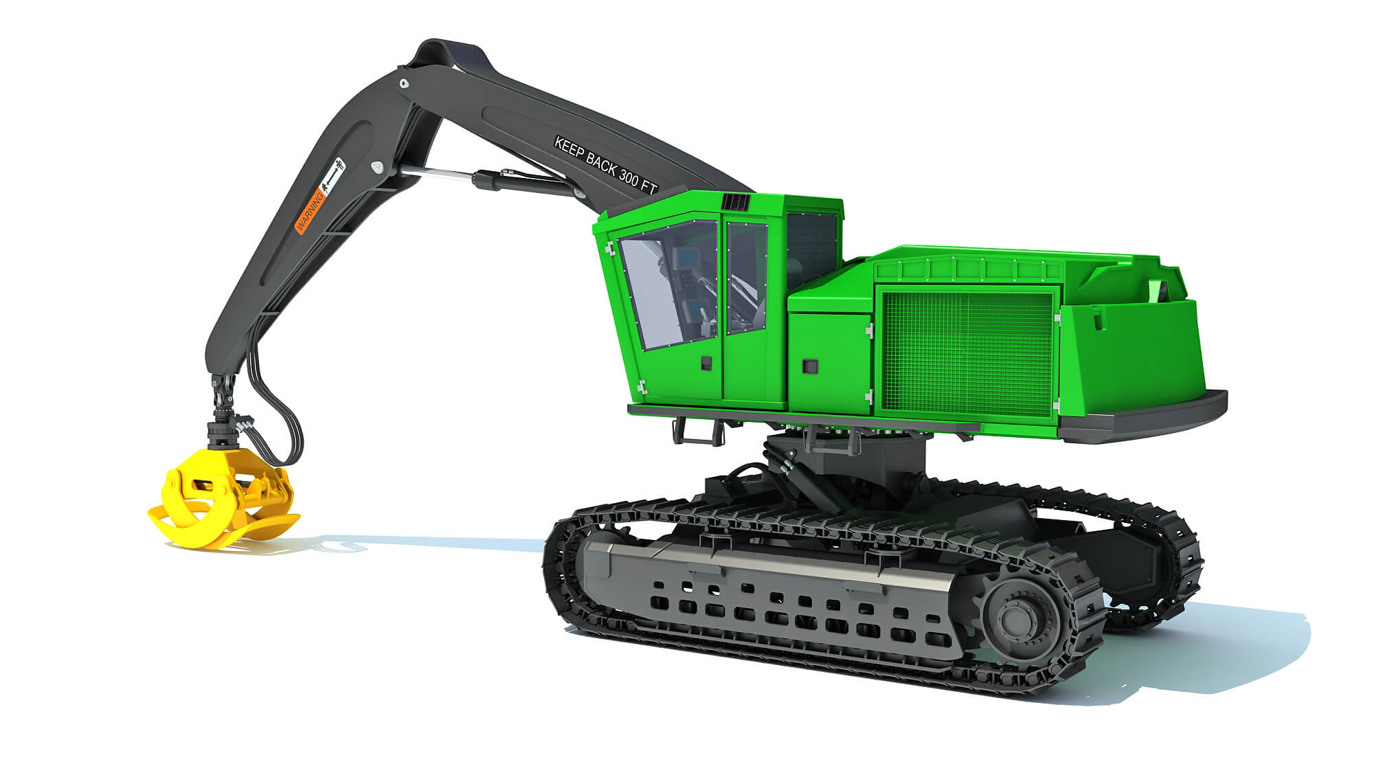 Forestry Harvester - 3D Model by 3D Horse