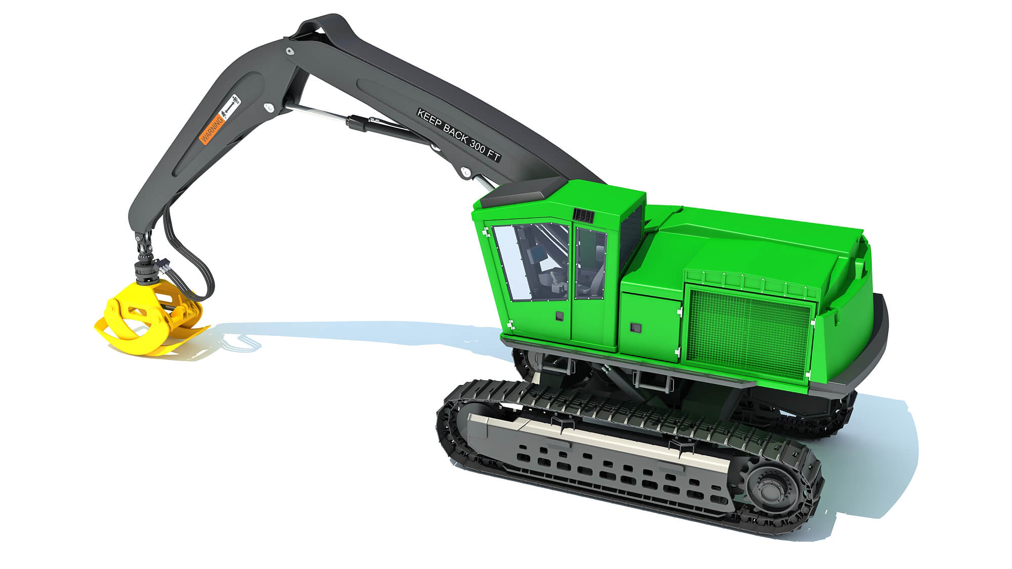 Forestry Harvester - 3D Model by 3D Horse