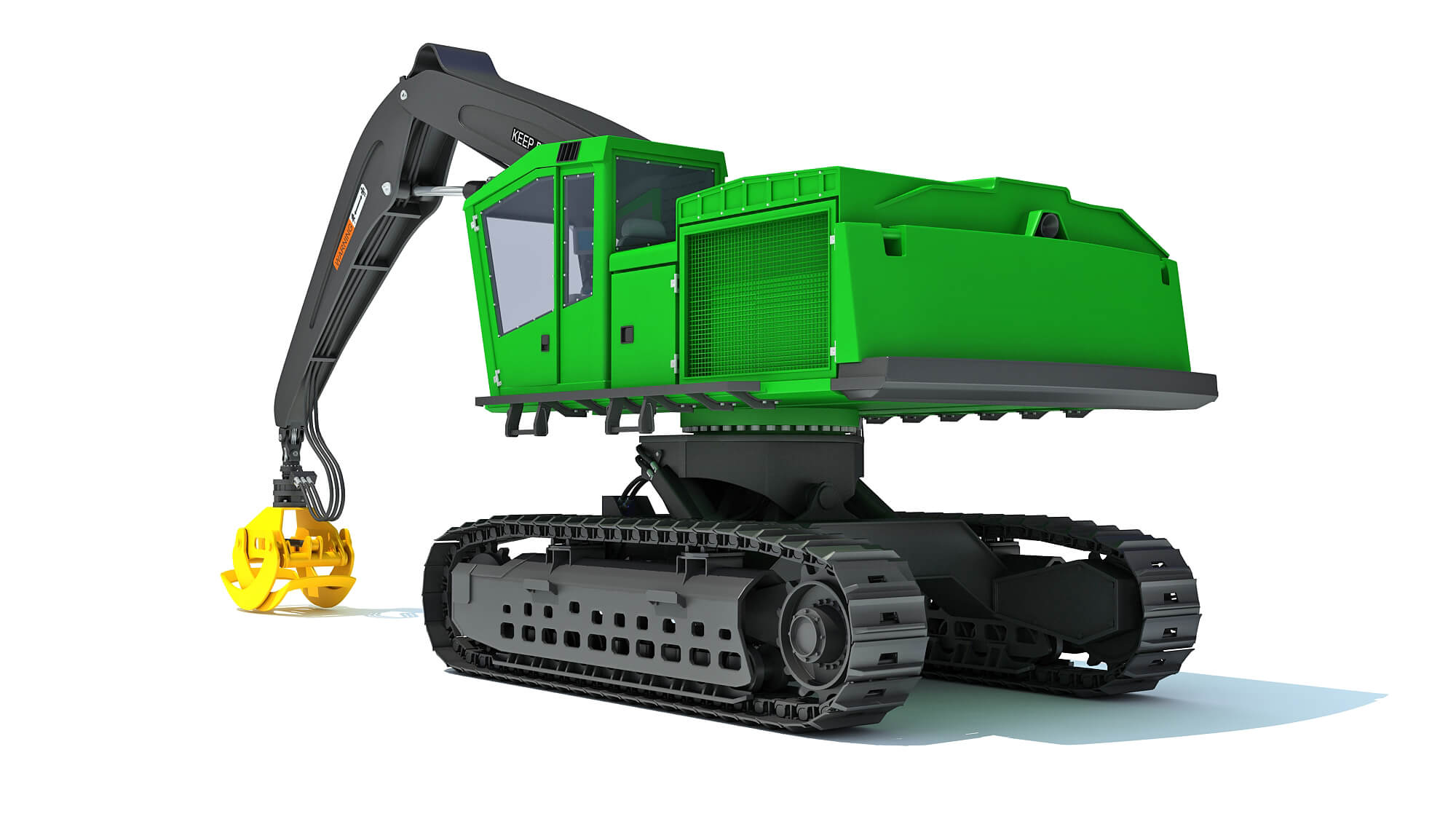 Forestry Harvester - 3D Model by 3D Horse