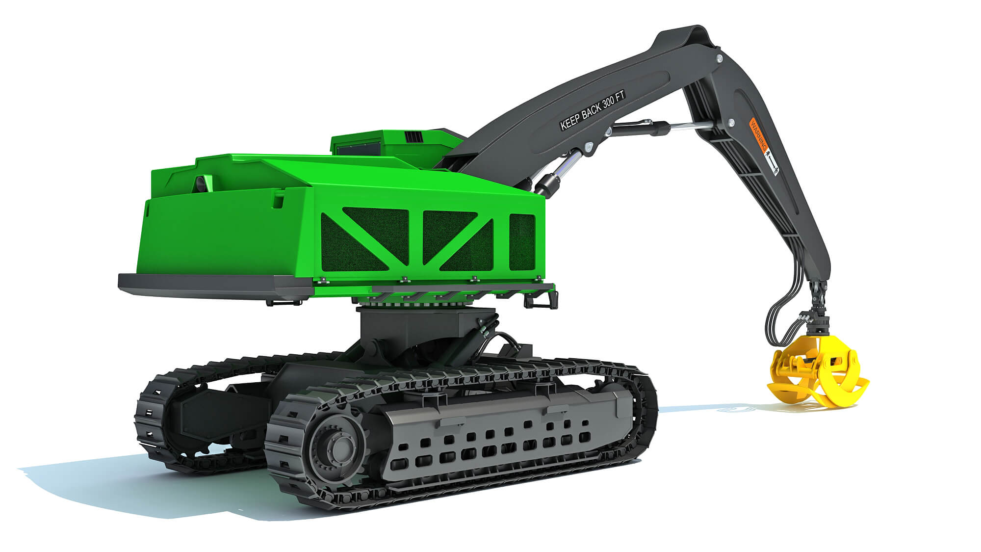 Forestry Harvester - 3D Model by 3D Horse