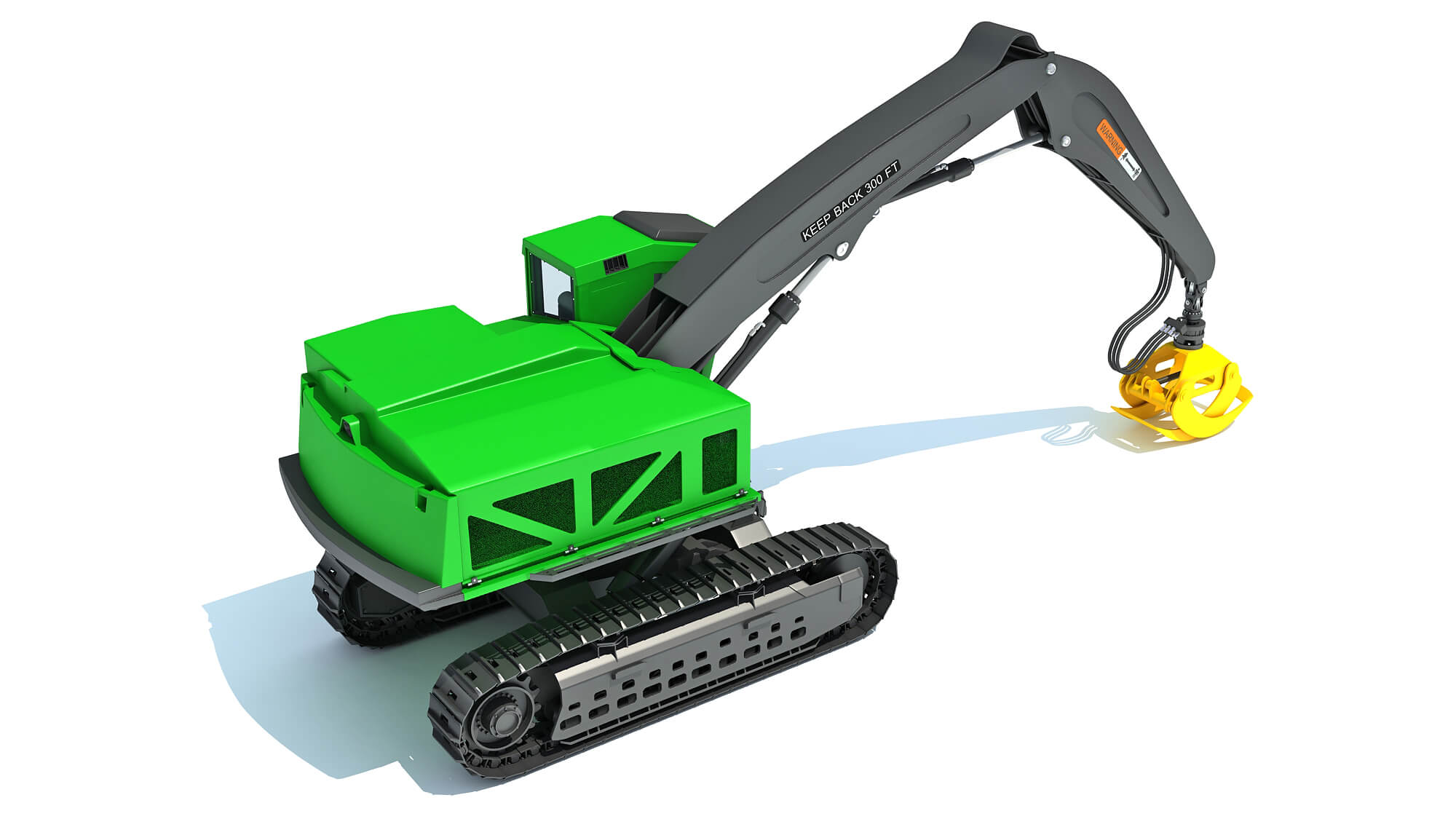 Forestry Harvester - 3D Model by 3D Horse