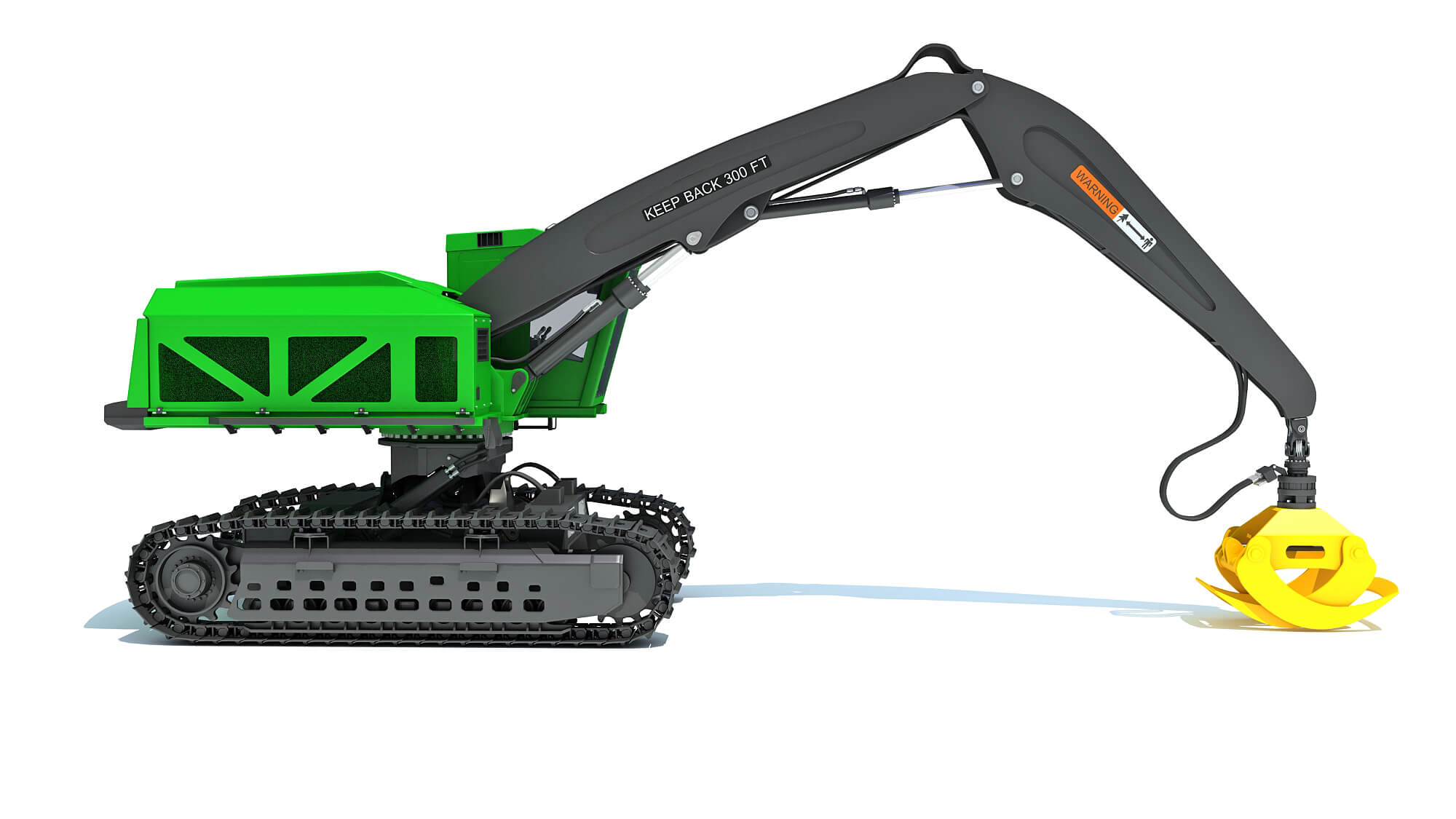 Forestry Harvester - 3D Model by 3D Horse