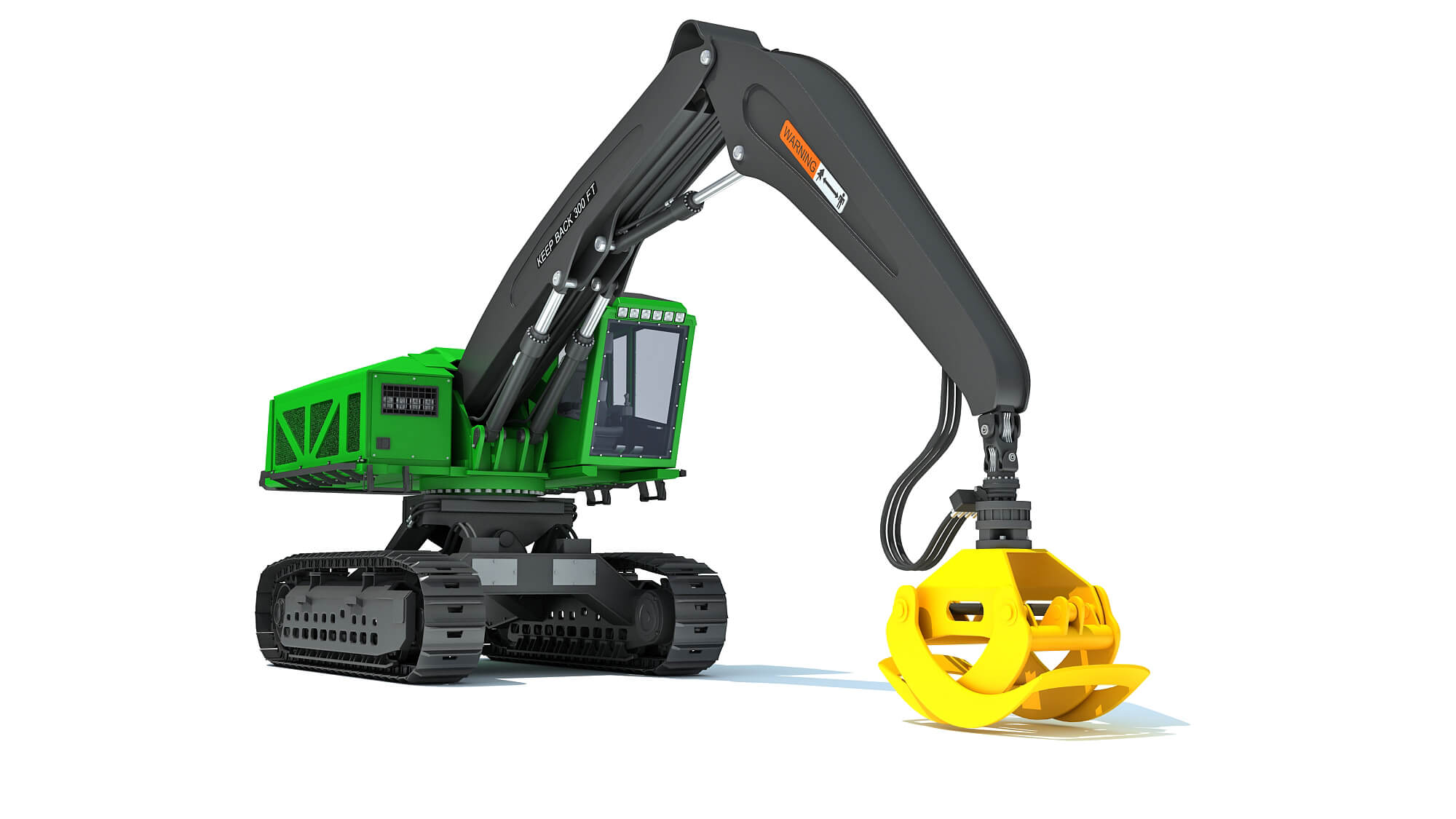 Forestry Harvester - 3D Model by 3D Horse