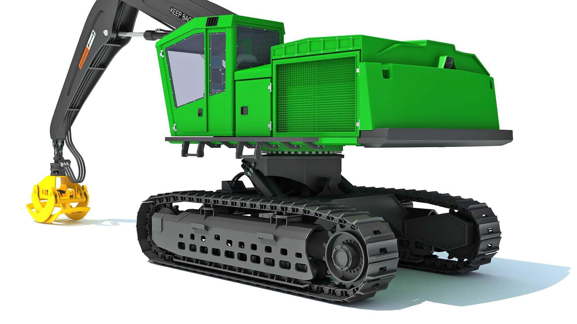 Forestry Harvester - 3D Model by 3D Horse