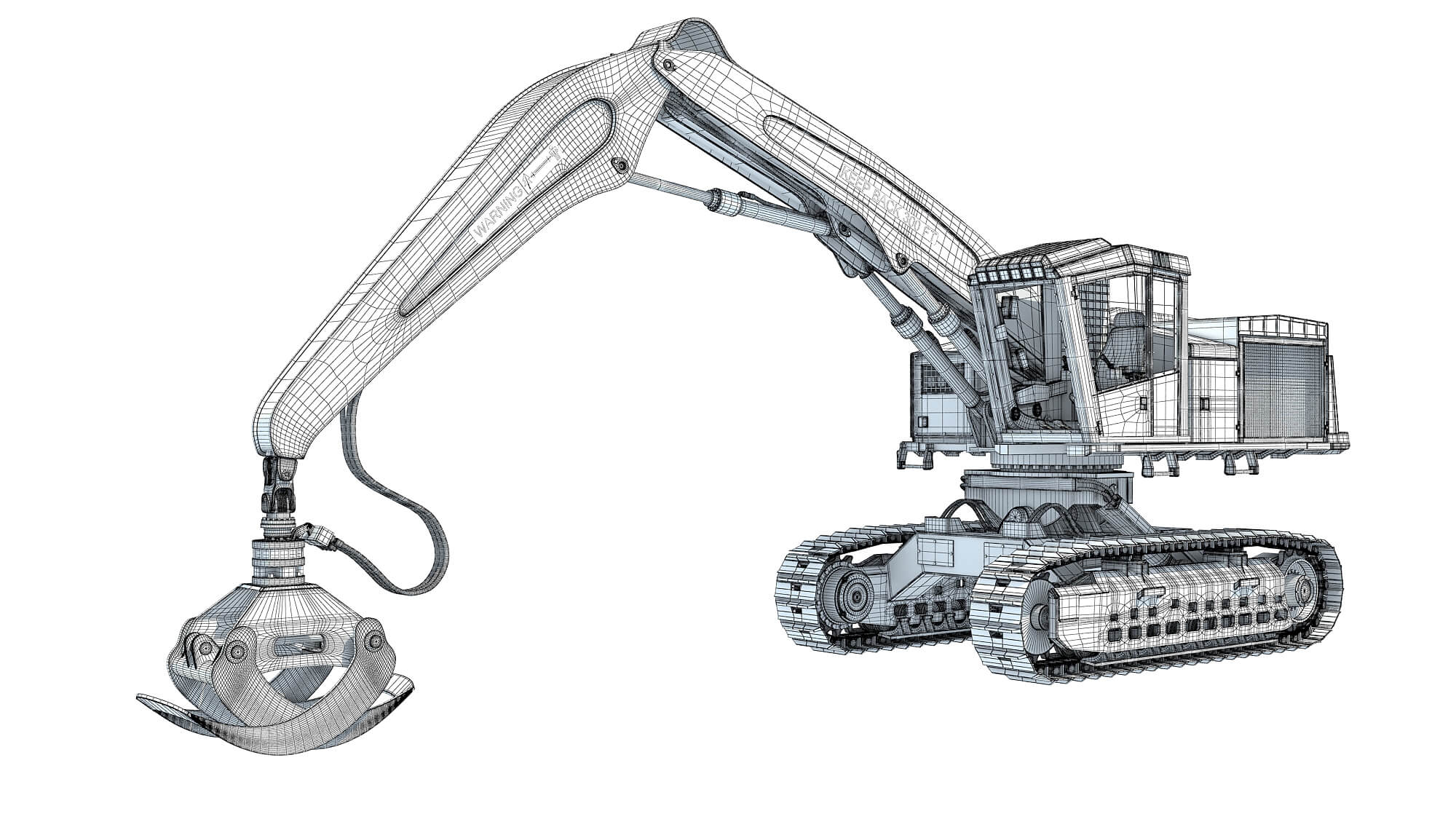 Forestry Harvester - 3D Model by 3D Horse