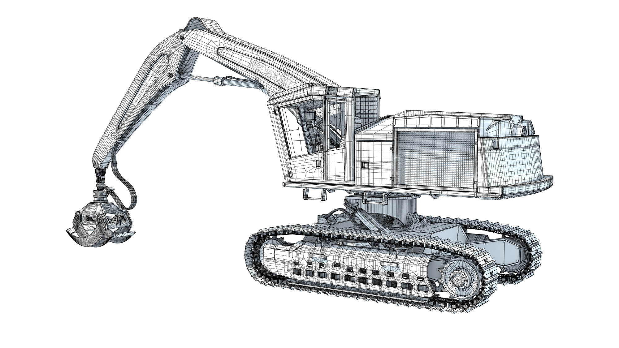 Forestry Harvester - 3D Model by 3D Horse