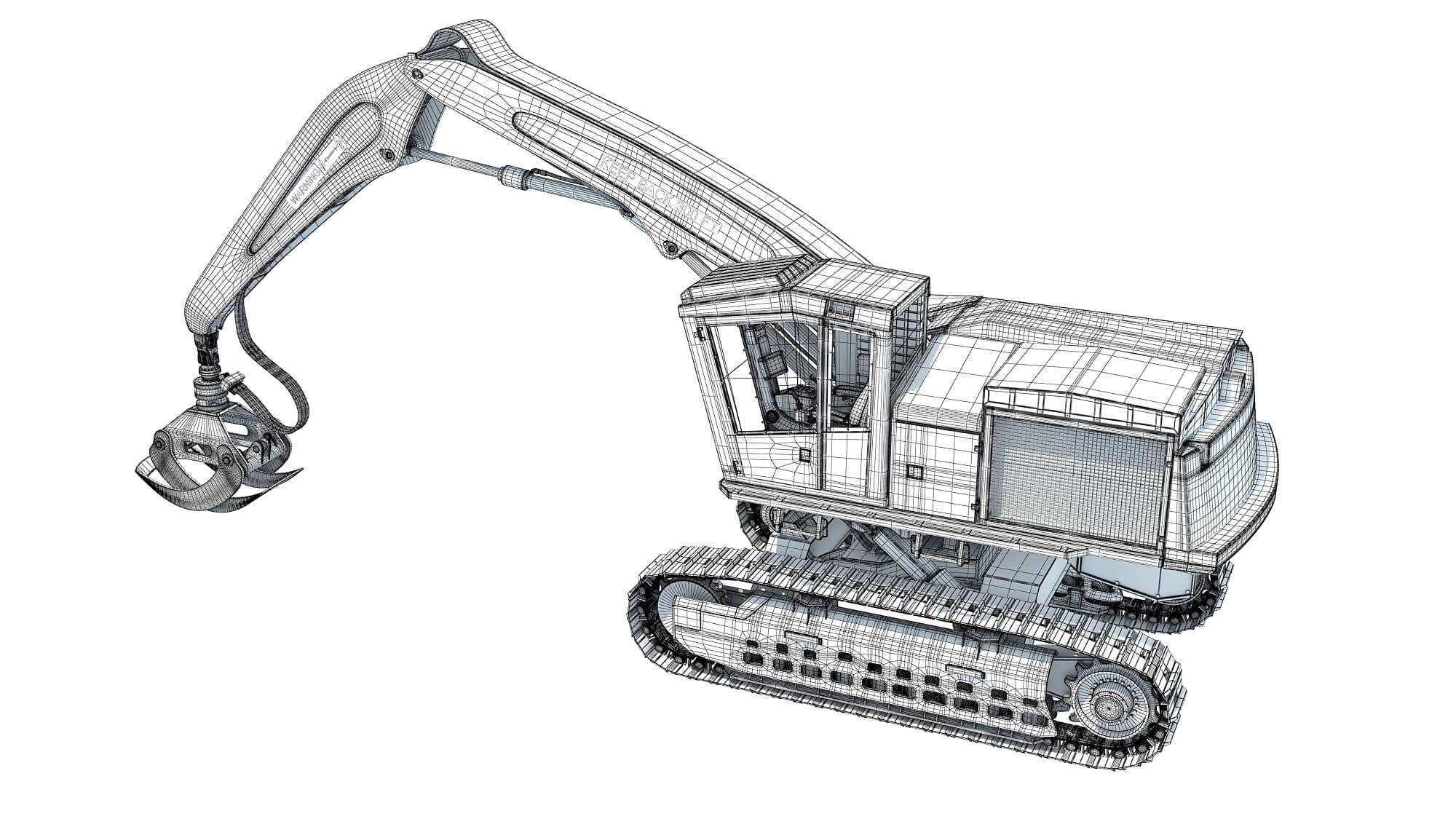Forestry Harvester - 3D Model by 3D Horse