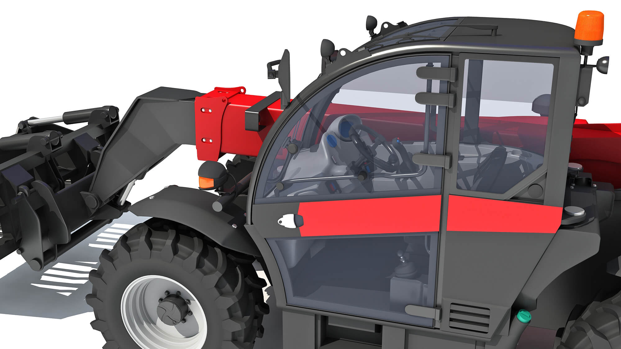 Forklift Bucket Telehandler - 3D Model by 3D Horse