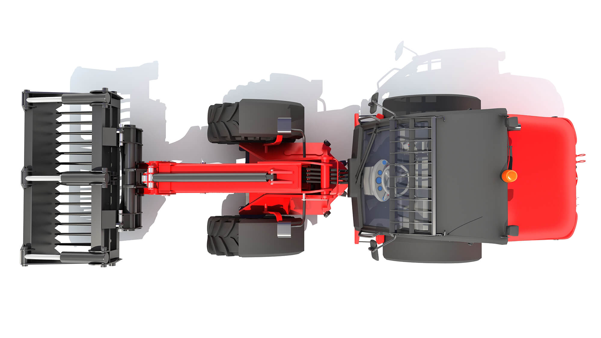 Forklift Bucket Telehandler - 3D Model by 3D Horse