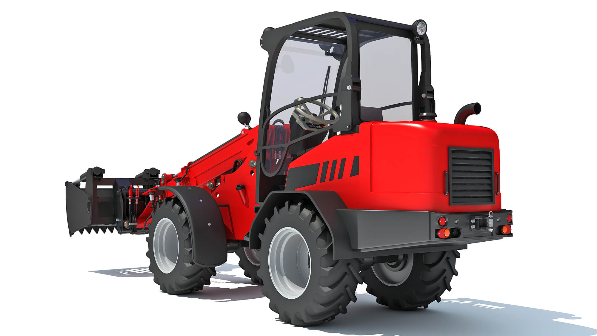 Forklift Bucket Telehandler - 3D Model by 3D Horse