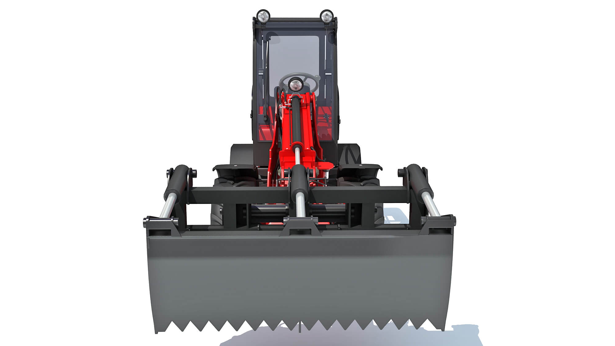 Forklift Bucket Telehandler - 3D Model by 3D Horse