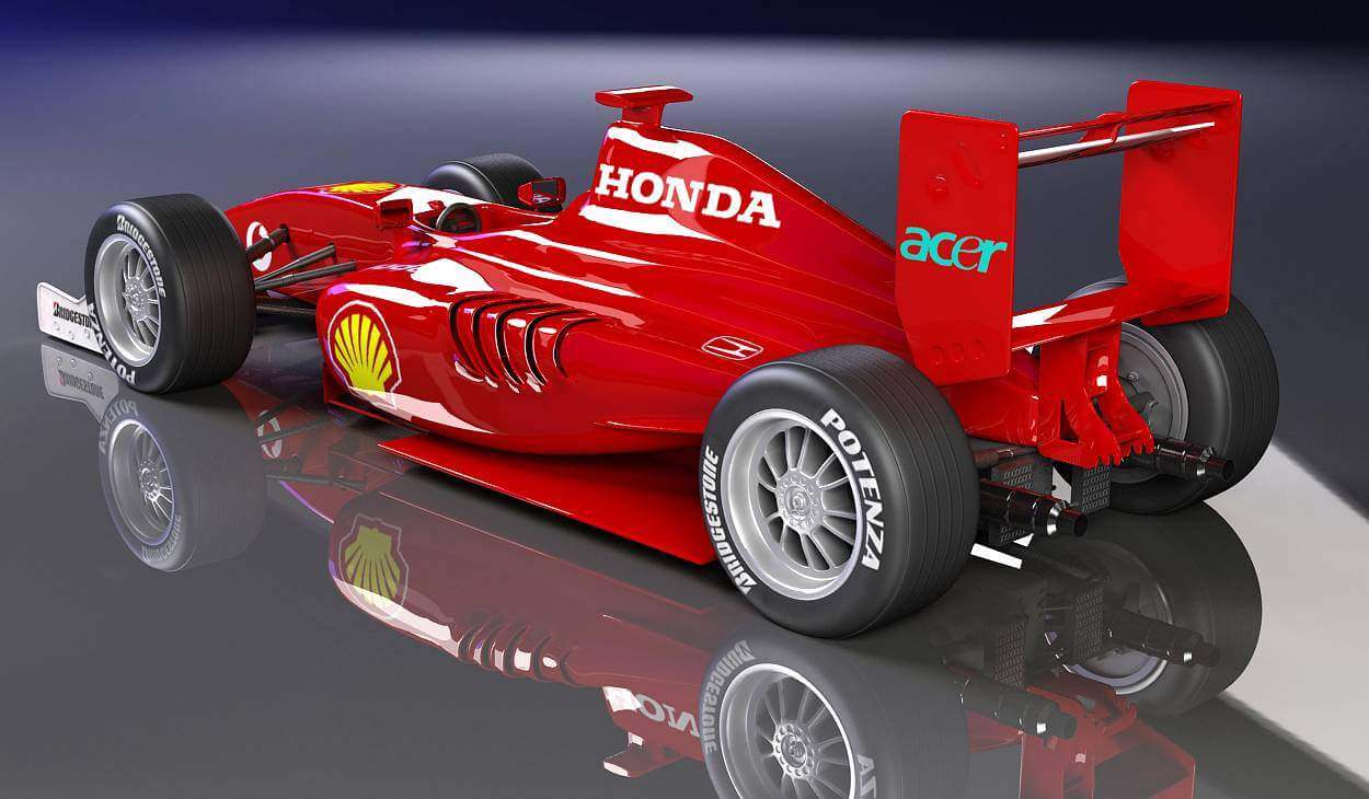 Formula 1 Car - 3D Model by 3D Horse
