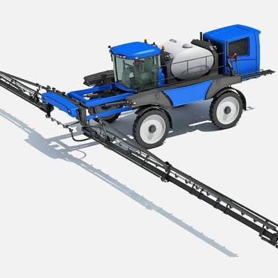 Front Boom Sprayer - 3D Model by 3D Horse