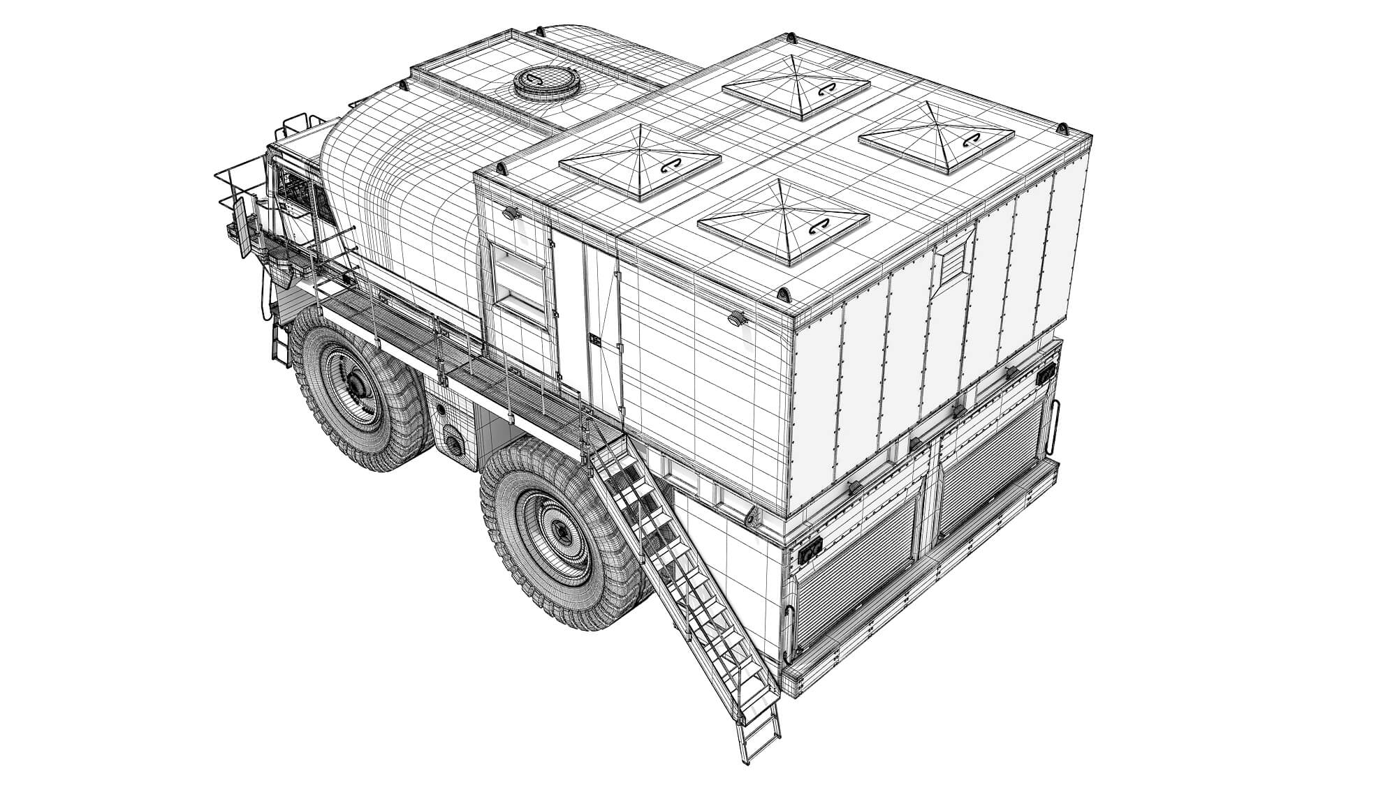 Fuel and Lube Truck - 3D Model by 3D Horse