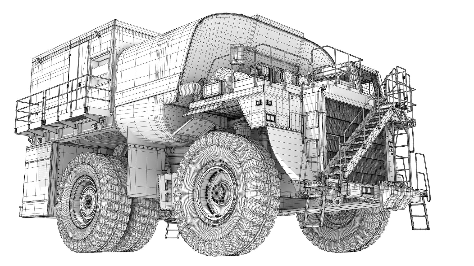 Fuel and Lube Truck - 3D Model by 3D Horse