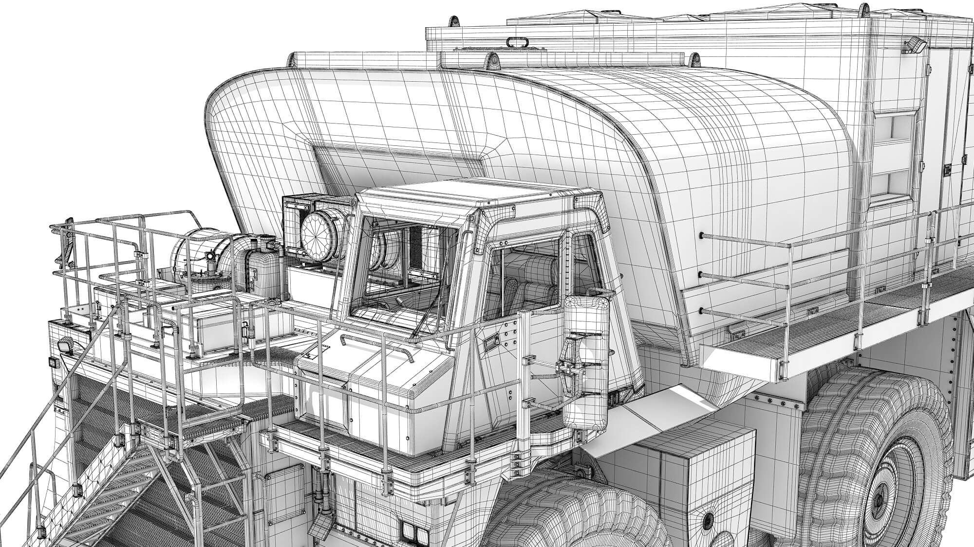 Fuel and Lube Truck - 3D Model by 3D Horse