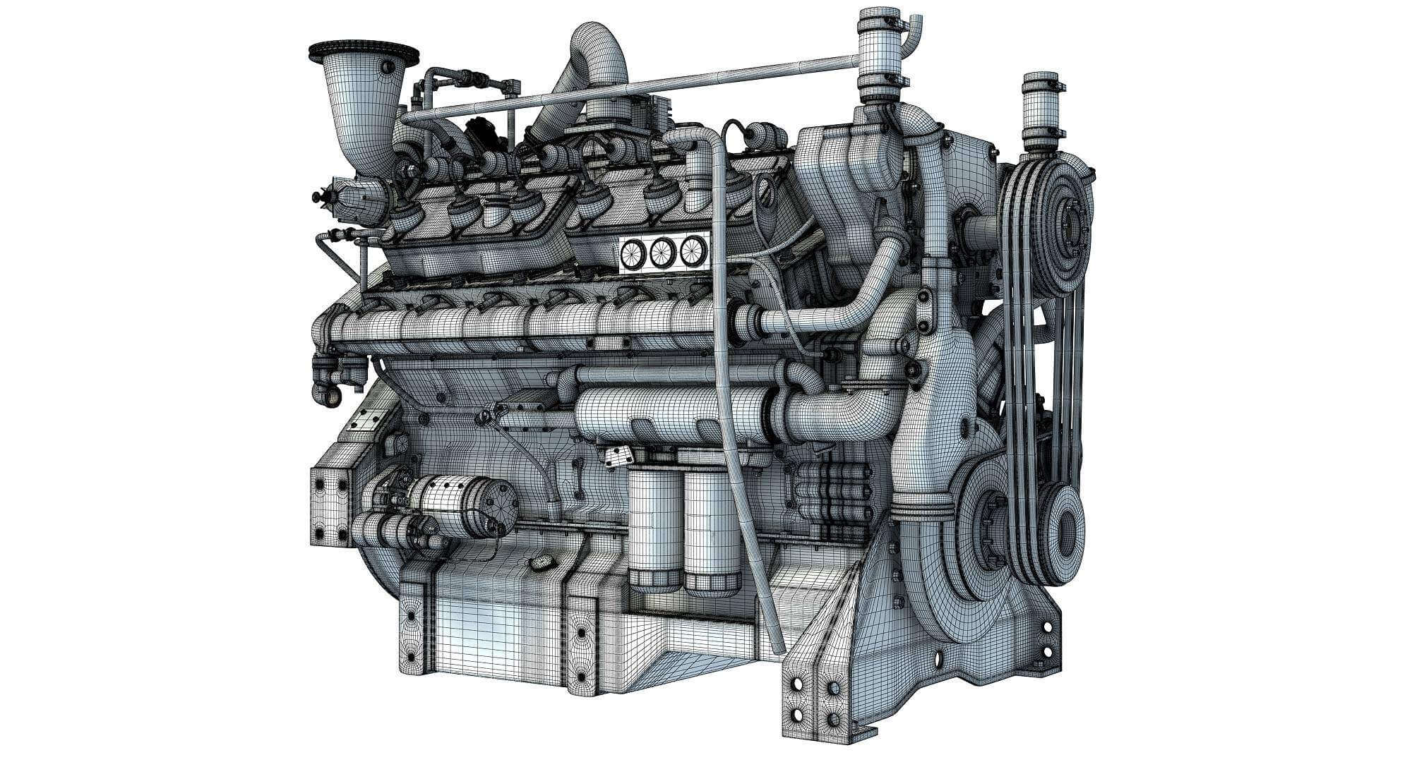Gas Generator Engine - 3D Model by 3D Horse