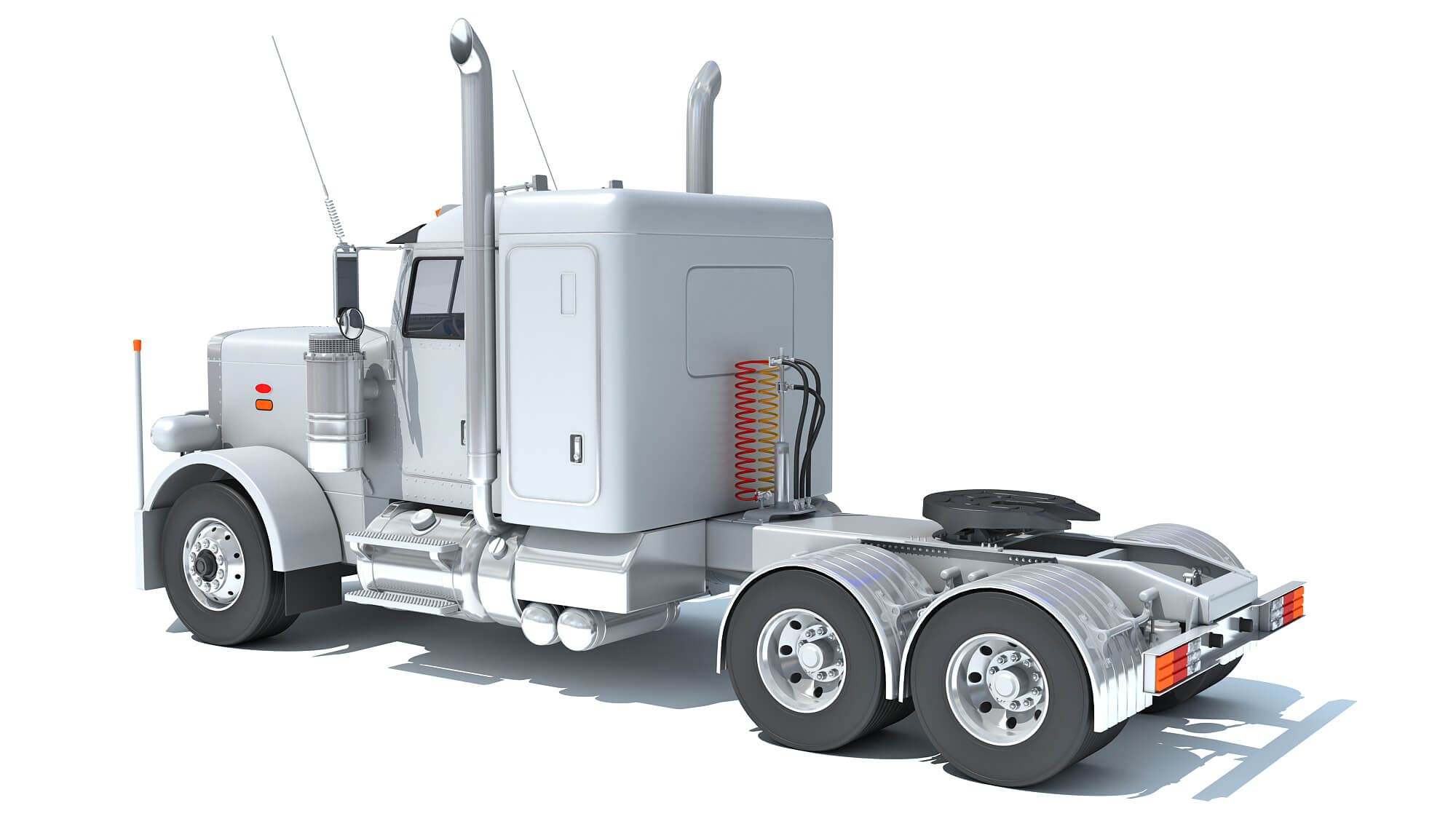 Generic Semi Truck Sleeper Cab - 3D Model by 3D Horse
