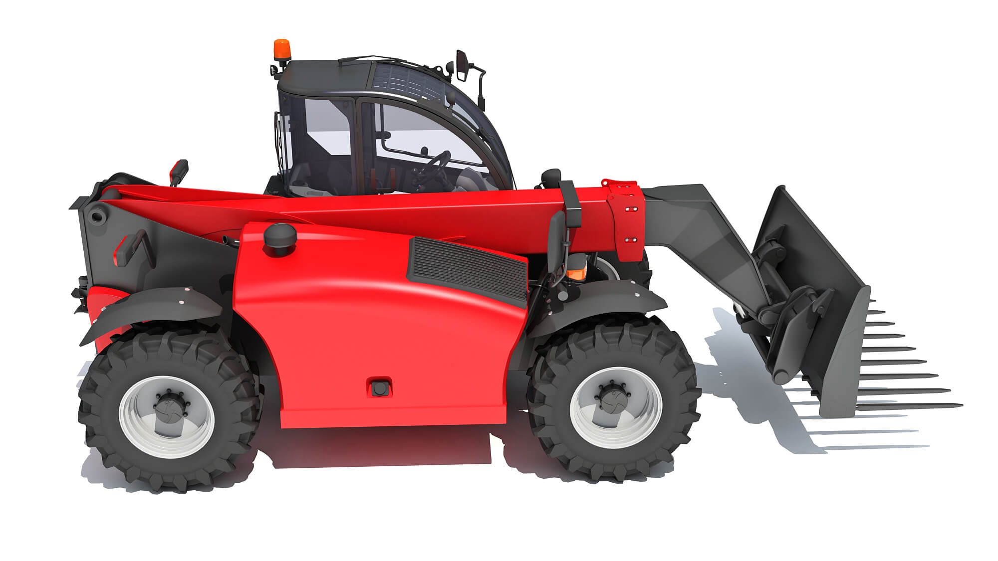 Grab Bucket Telehandler - 3D Model by 3D Horse