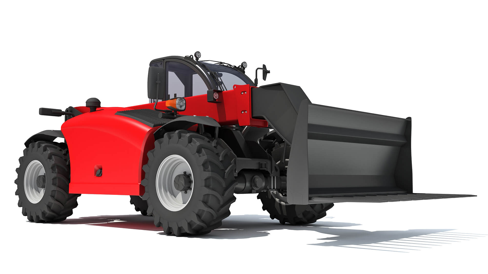 Grab Bucket Telehandler - 3D Model by 3D Horse