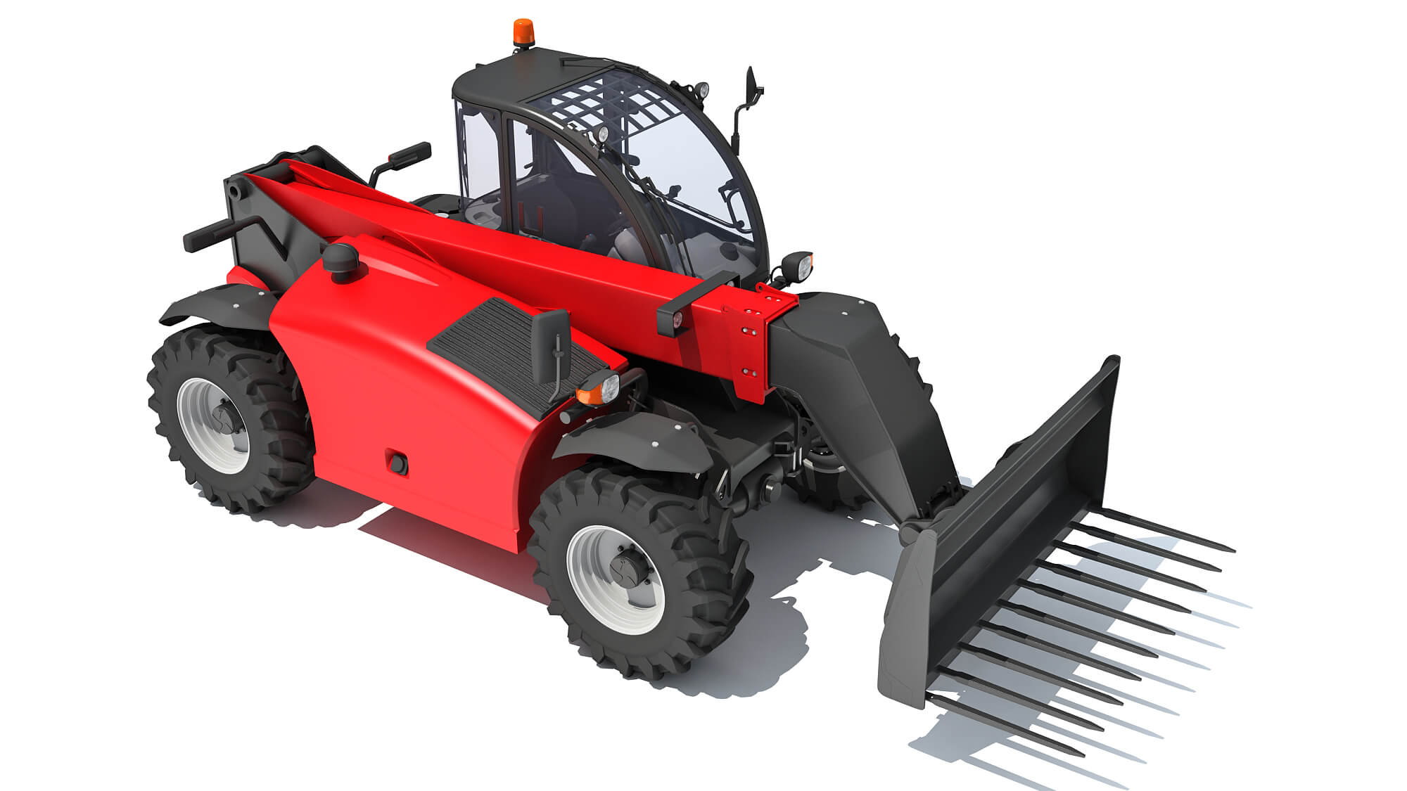 Grab Bucket Telehandler - 3D Model by 3D Horse