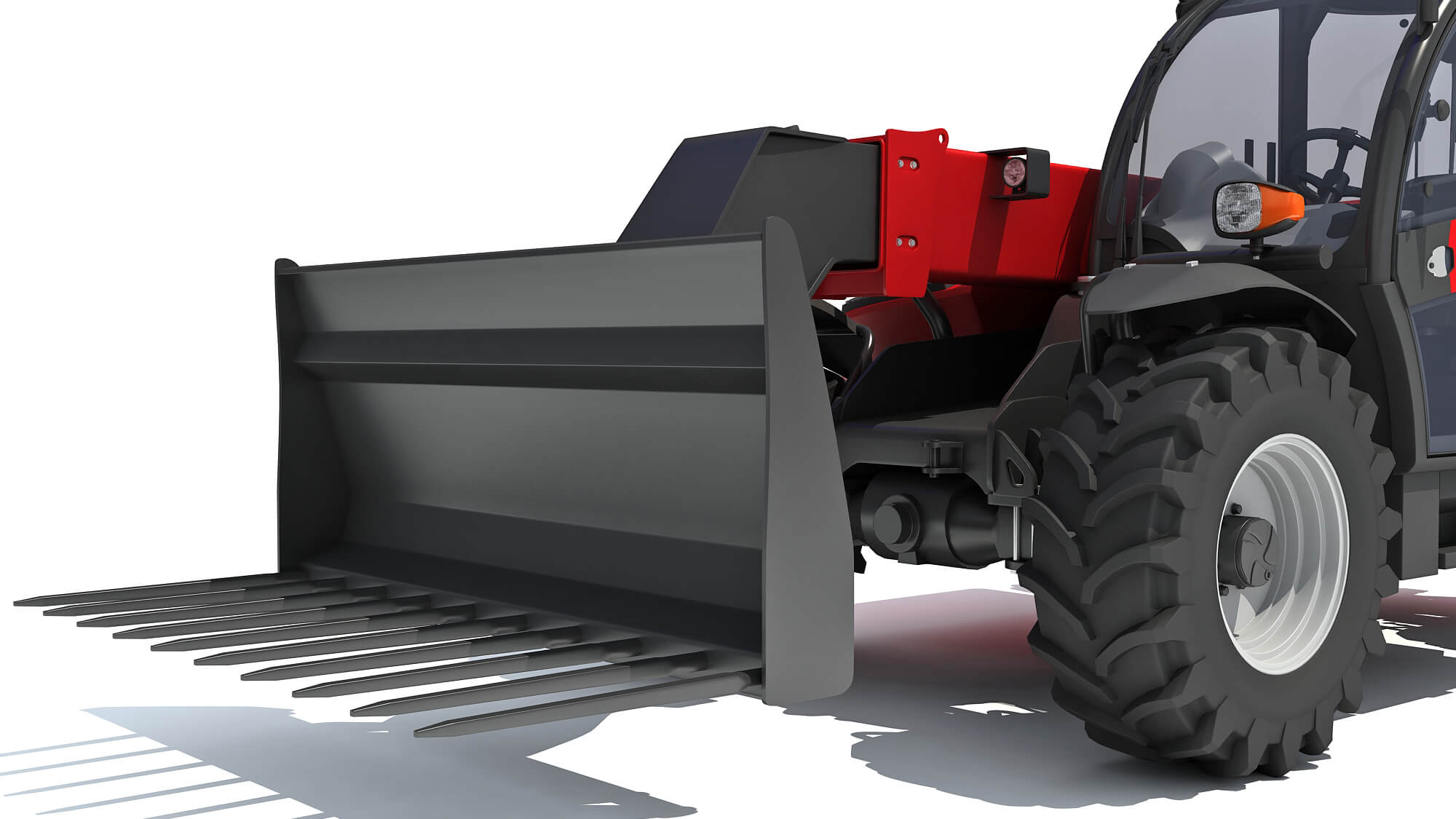 Grab Bucket Telehandler - 3D Model by 3D Horse