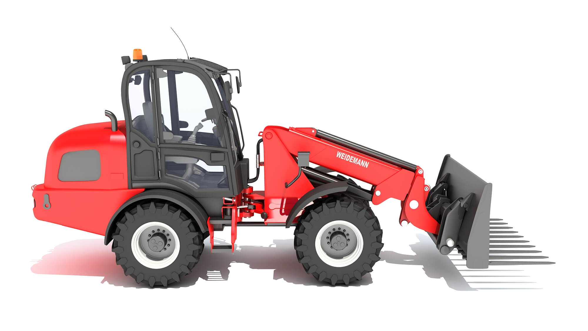 Grab Bucket Telehandler - 3D Model by 3D Horse