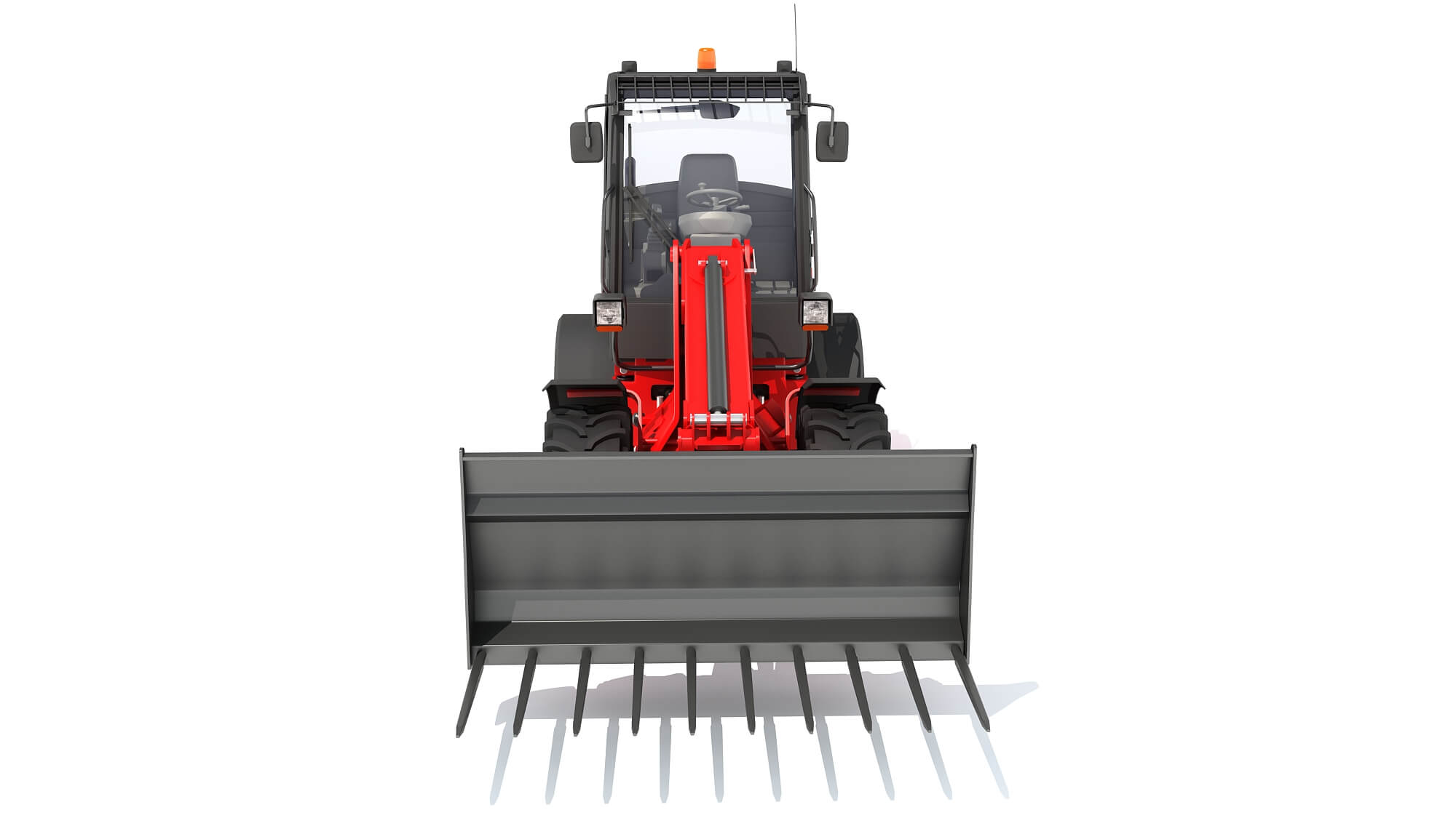 Grab Bucket Telehandler - 3D Model by 3D Horse