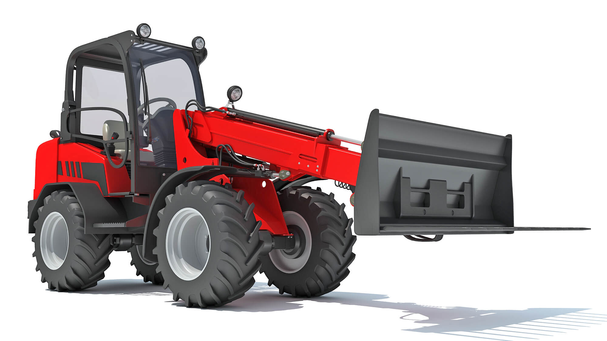 Grab Bucket Telehandler - 3D Model by 3D Horse