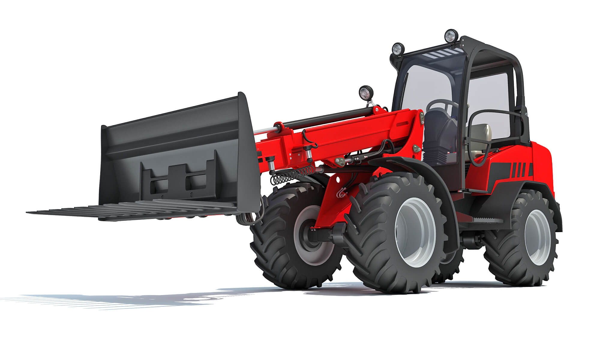 Grab Bucket Telehandler - 3D Model by 3D Horse