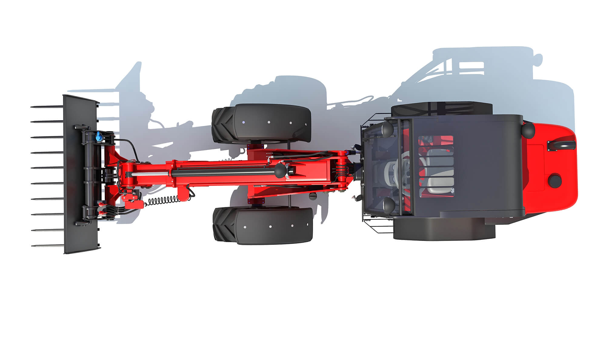 Grab Bucket Telehandler - 3D Model by 3D Horse