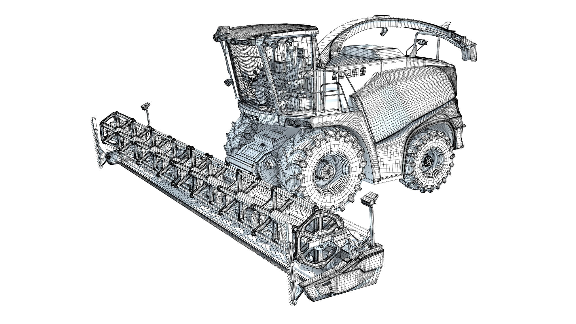 Harvester Claas Jaguar - 3D Model by 3D Horse